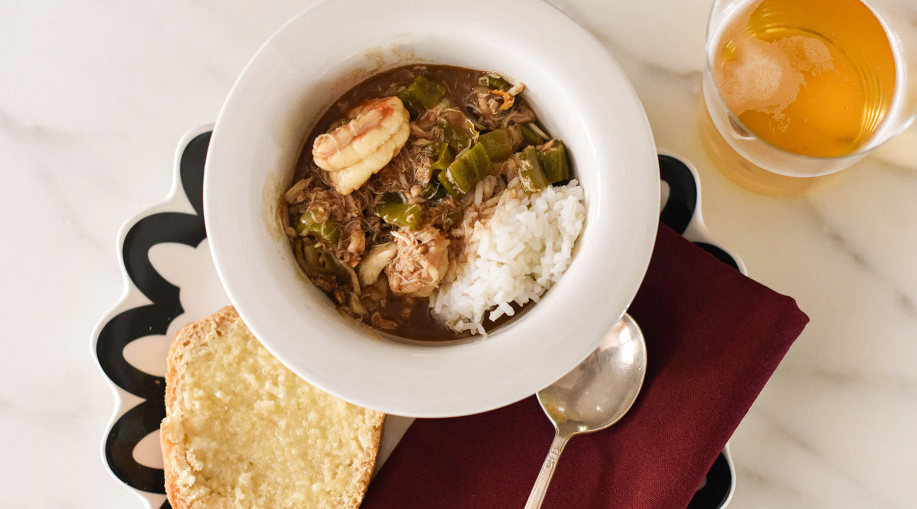 Seafood Gumbo Recipe | Coton Colors by Laura Johnson