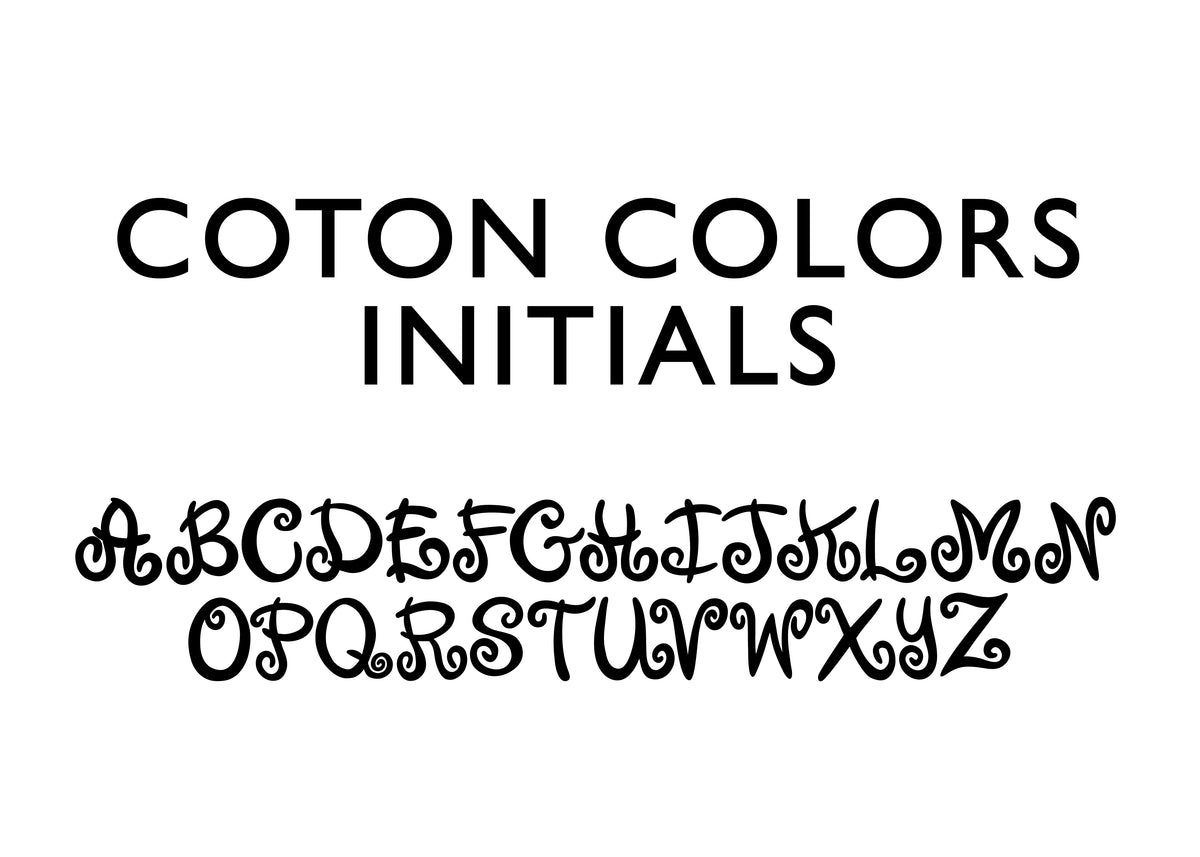 Personalization Guide | Personalized Gifts | Coton Colors
