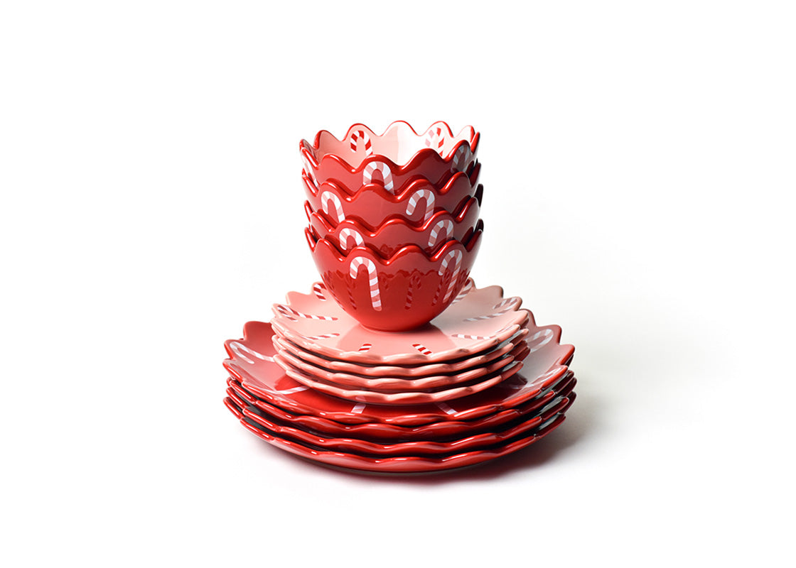 Candy Cane Lane Dinnerware 12-Piece Set | Coton Colors