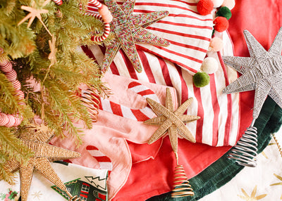 Multi-Color Beaded Star Large Tree Topper | Coton Colors