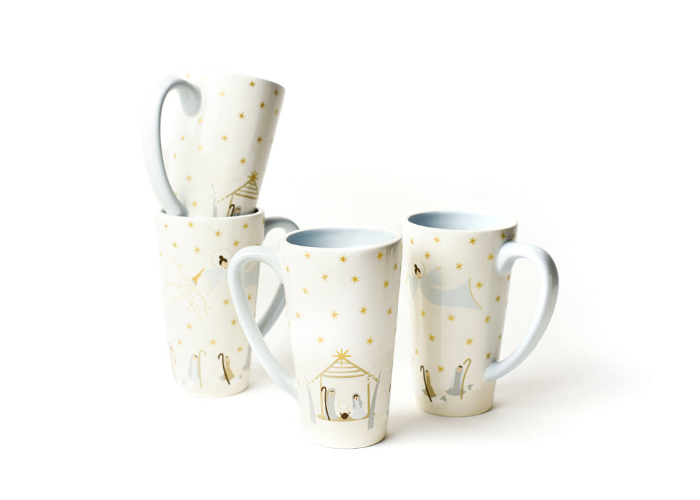 O Holy Night Tall Mug Set | Nativity Scene Mug | Coton Colors