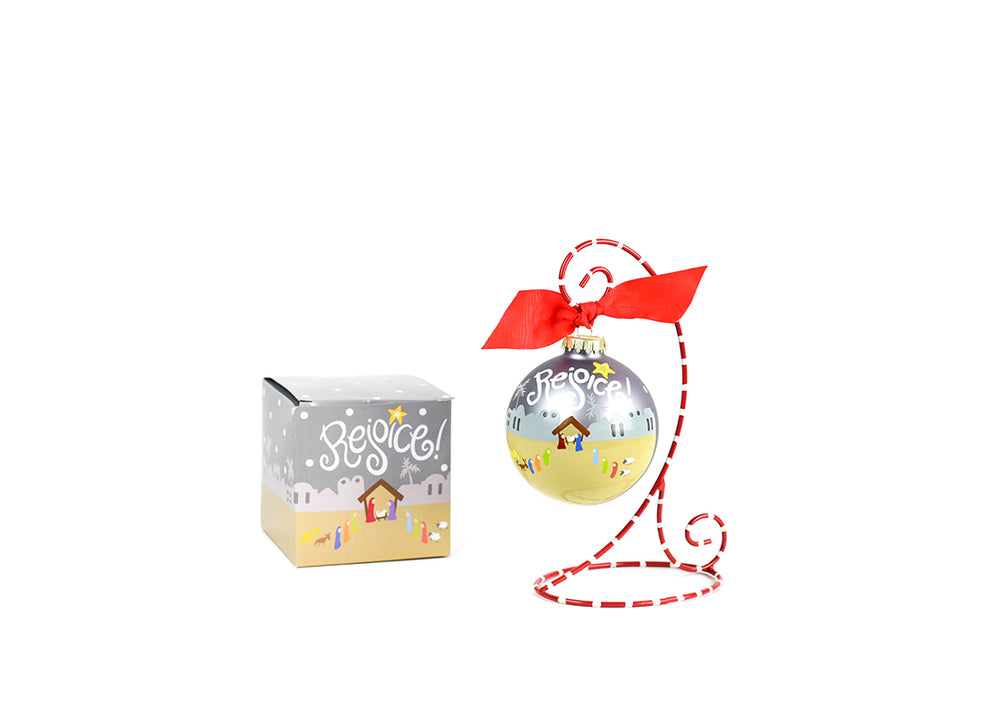 Rejoice Nativity Christmas Ornament | Coton Colors
