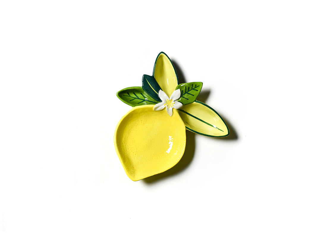Lemon Shaped Serving Platter | Coton Colors