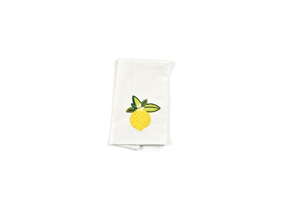 Lemon Small Hand Towel | Coton Colors by Laura Johnson