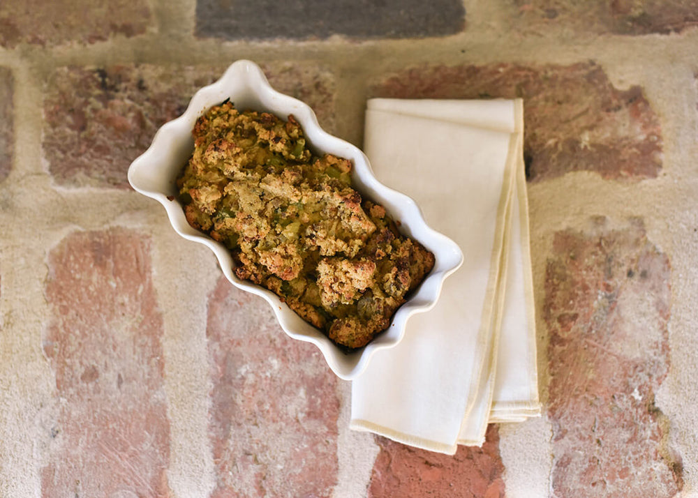 Shop Signature White Ruffle Loaf Pan | Coton Colors